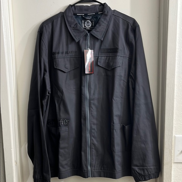 Primitive | Jackets & Coats | Primitive Demon Slayer Gray Lightweight ...